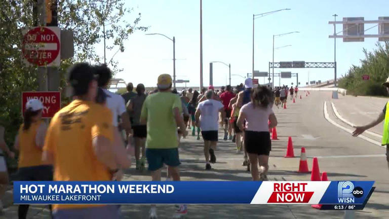 Milwaukee Lakefront Marathon weekend draws thousands despite heat