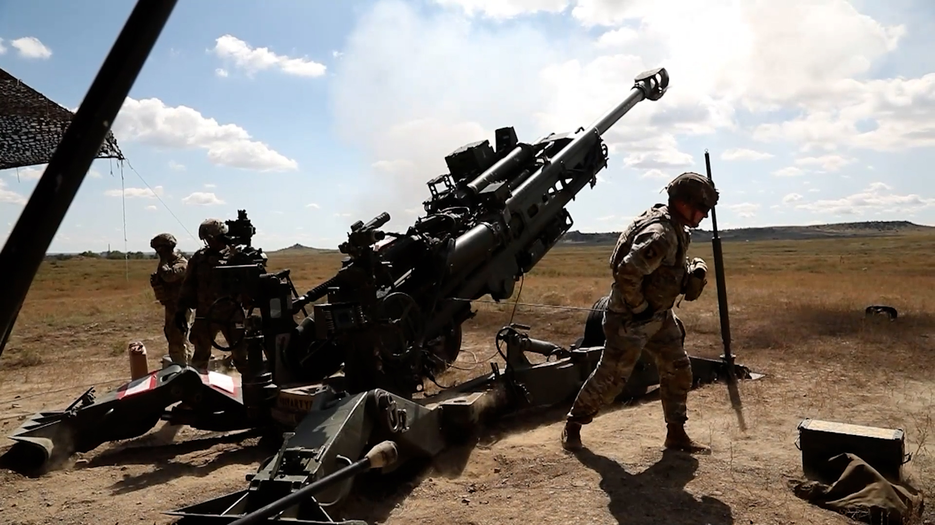 Firing Capabilities of New Artillery Weapon