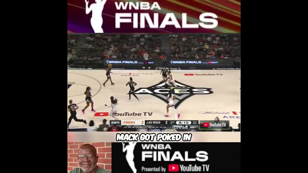 WNBA finals 2025: Mercury vs Aces game 1 highlights
