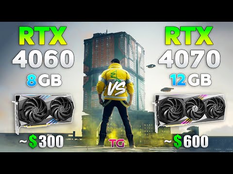 RTX 4060 vs RTX 4070 - Test in 10 Games