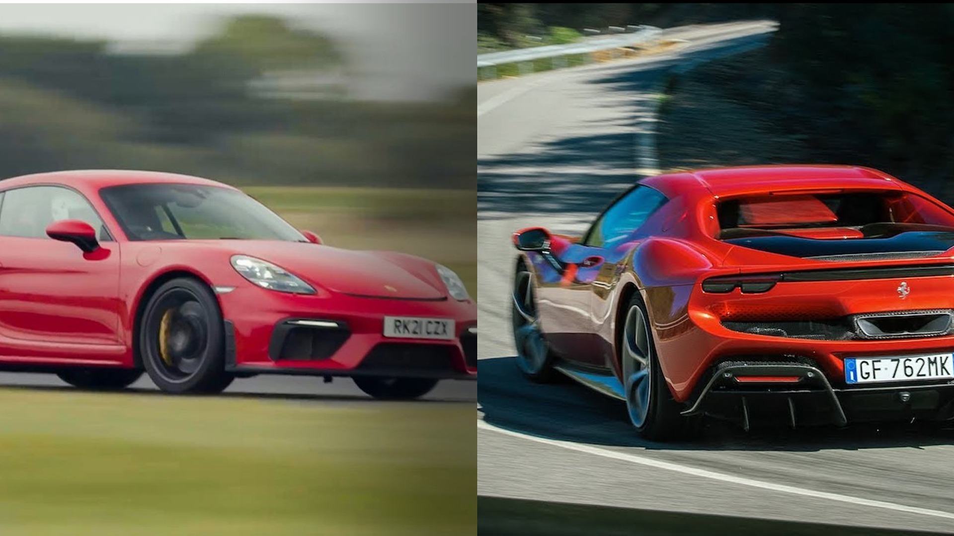 Ferrari 296 GTB vs Porsche Cayman GT4