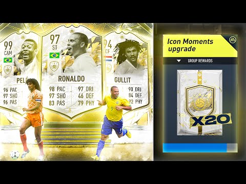 FIFA 22 20 x Guaranteed Icon Moments Upgrade Packs!