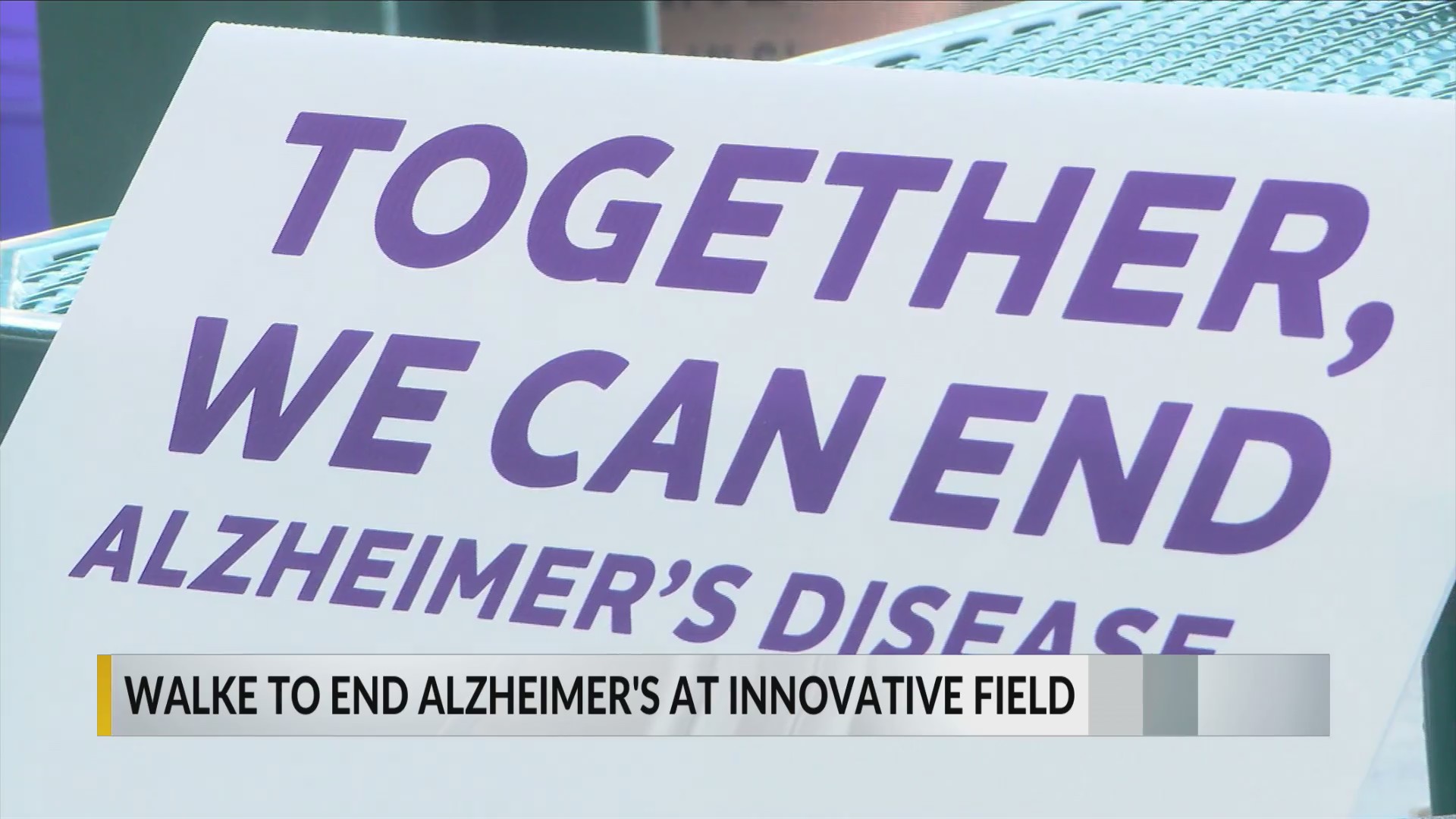 Walk to End Alzheimer's supporting those affected by Alzheimer's