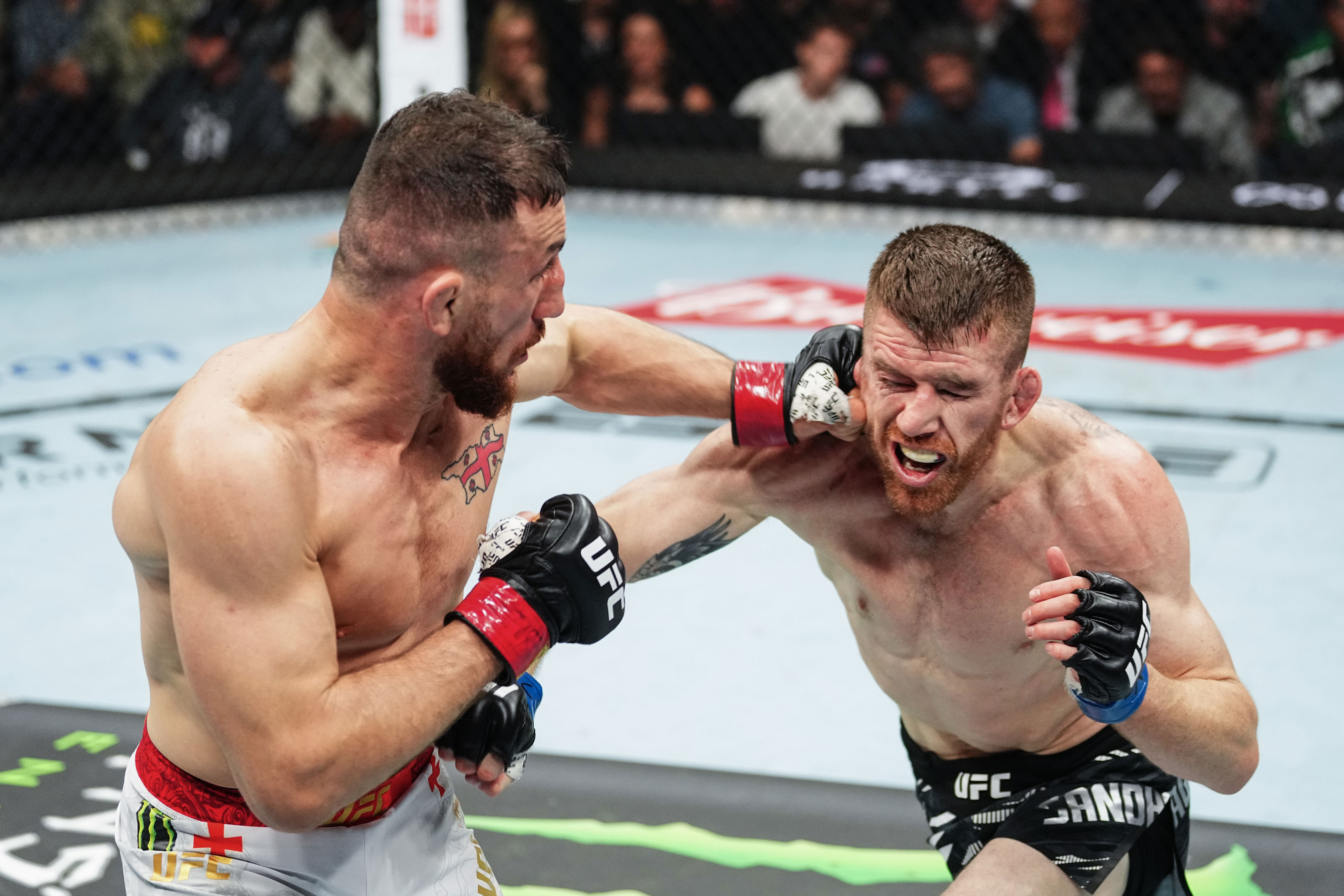 UFC 320 results: Merab Dvalishvili nearly scores knockout, ultimately ...