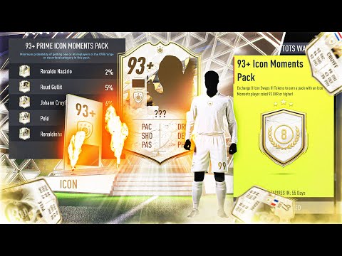 FIFA 22 my guaranteed 93+ icon moments swaps pack!