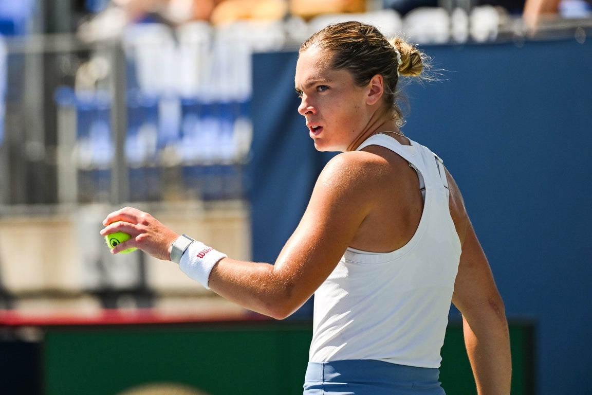 Stunning photos capture American tennis player Caty McNally in action