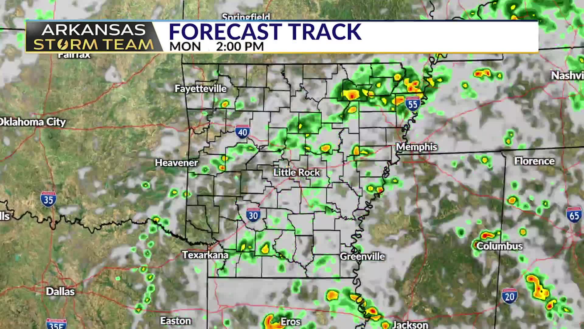 Rain Chances Increase Monday & Tuesday
