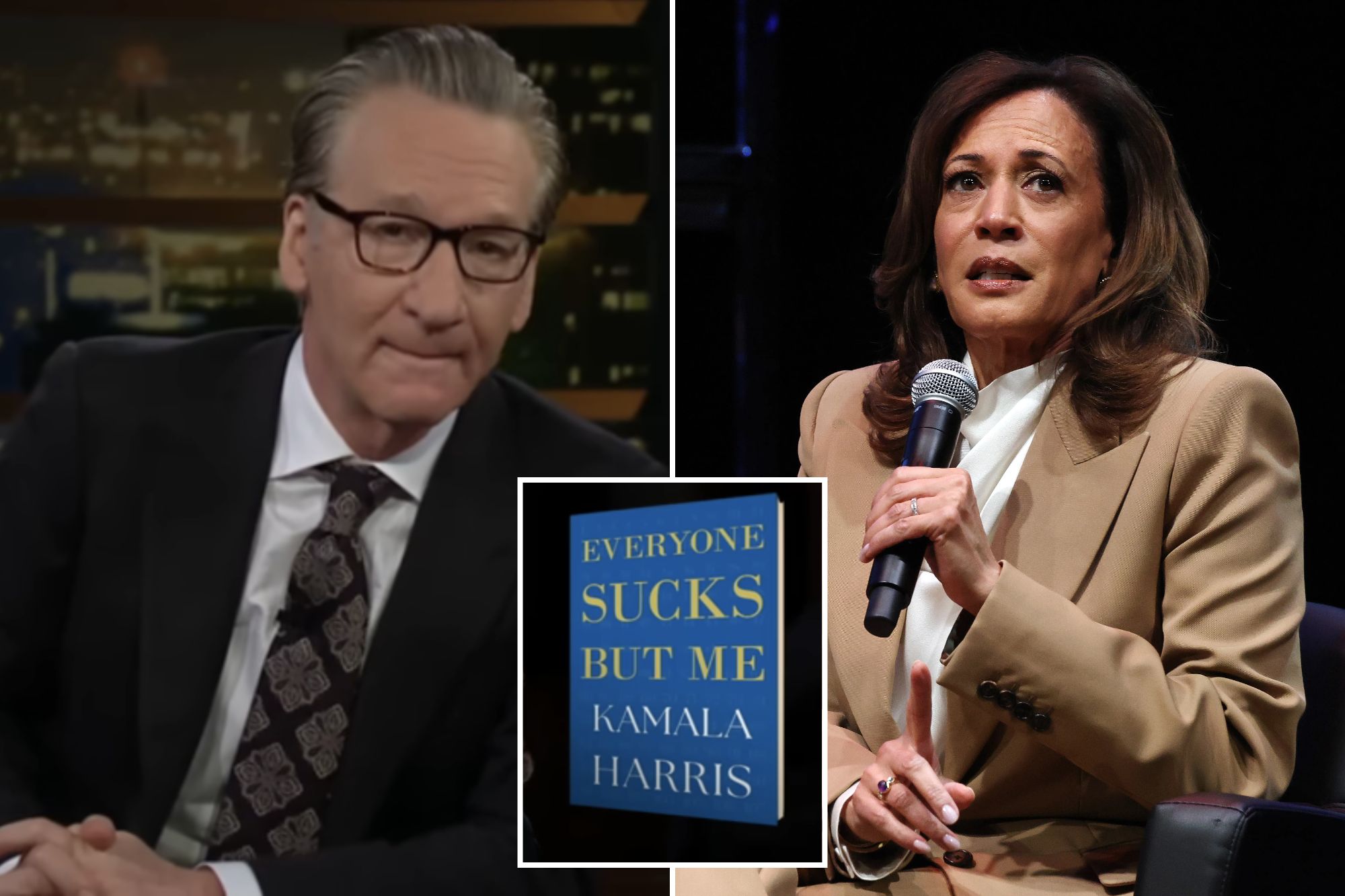 Bill Maher rips Kamala Harris for playing victim over campaign loss in ...