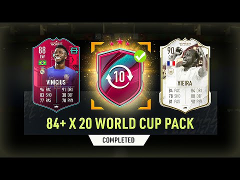 FIFA 23 my guaranteed 84+ x 20 World Cup swaps pack!