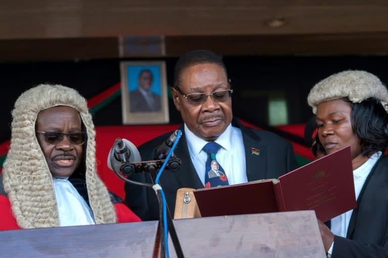 Newly sworn-in Malawian President, Mutharika returns to power as Africa ...