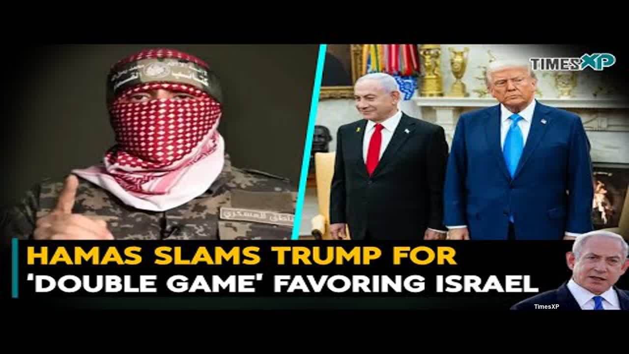 Hamas SLAMS U.S. President Trump For ‘Double Game’ Favoring Israel ...