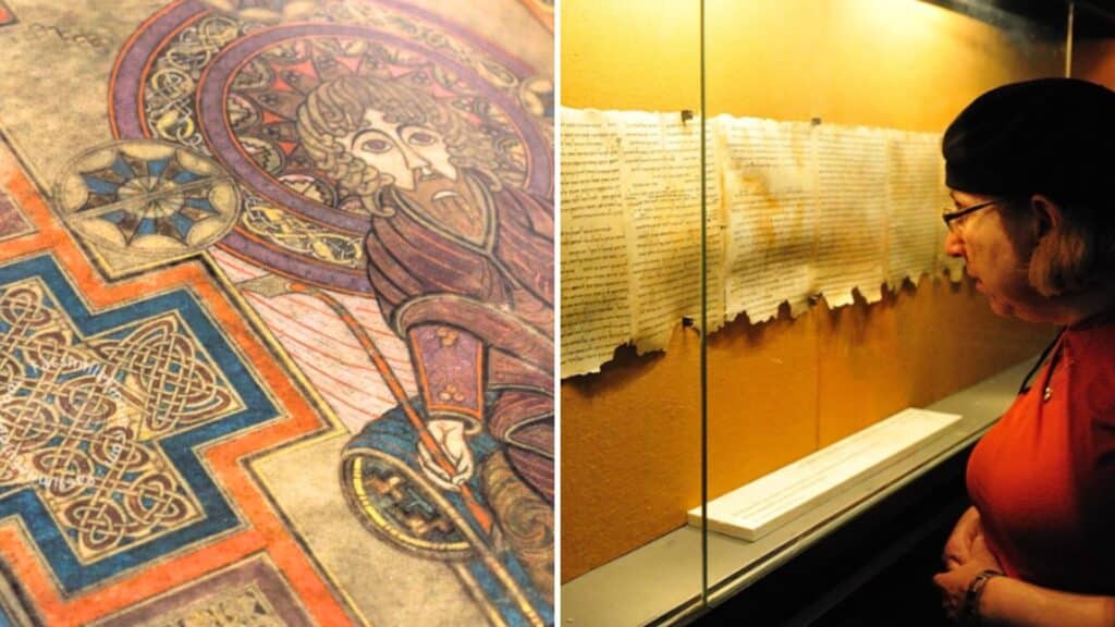 Ancient and mysterious religious books with few known copies