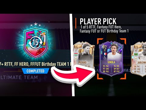 FIFA 23 10 x 87+ RTTF/FF/FF hero & FUT birthday player pick packs!