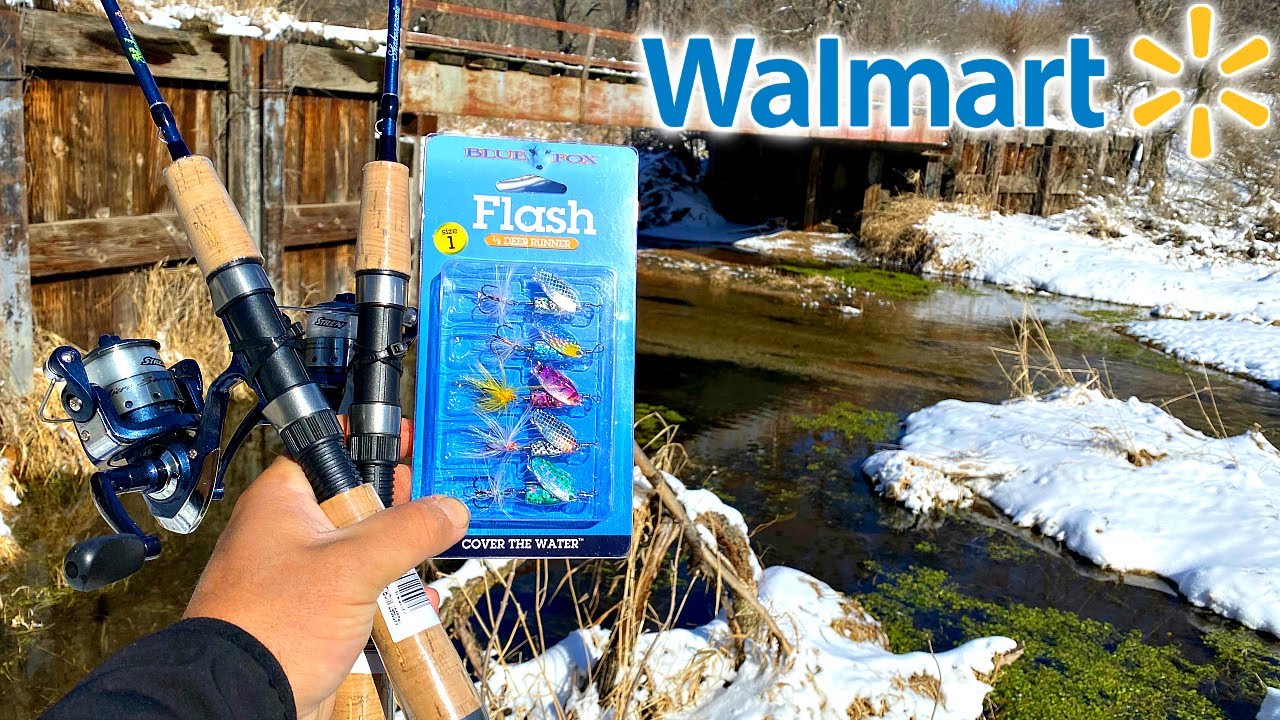 Who wins the 20 dollar Walmart creek fishing challenge