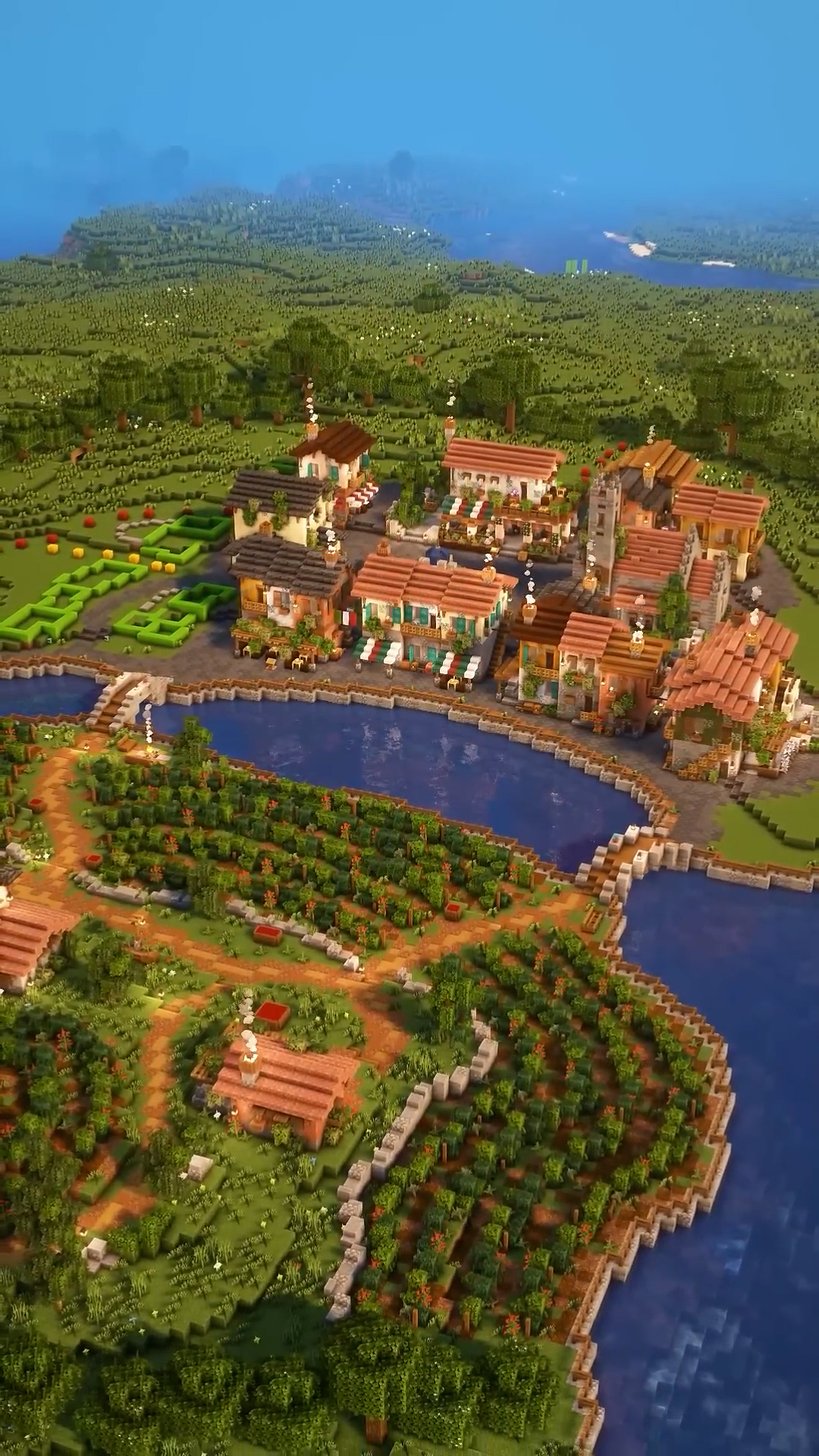 Minecraft Italian Village Build