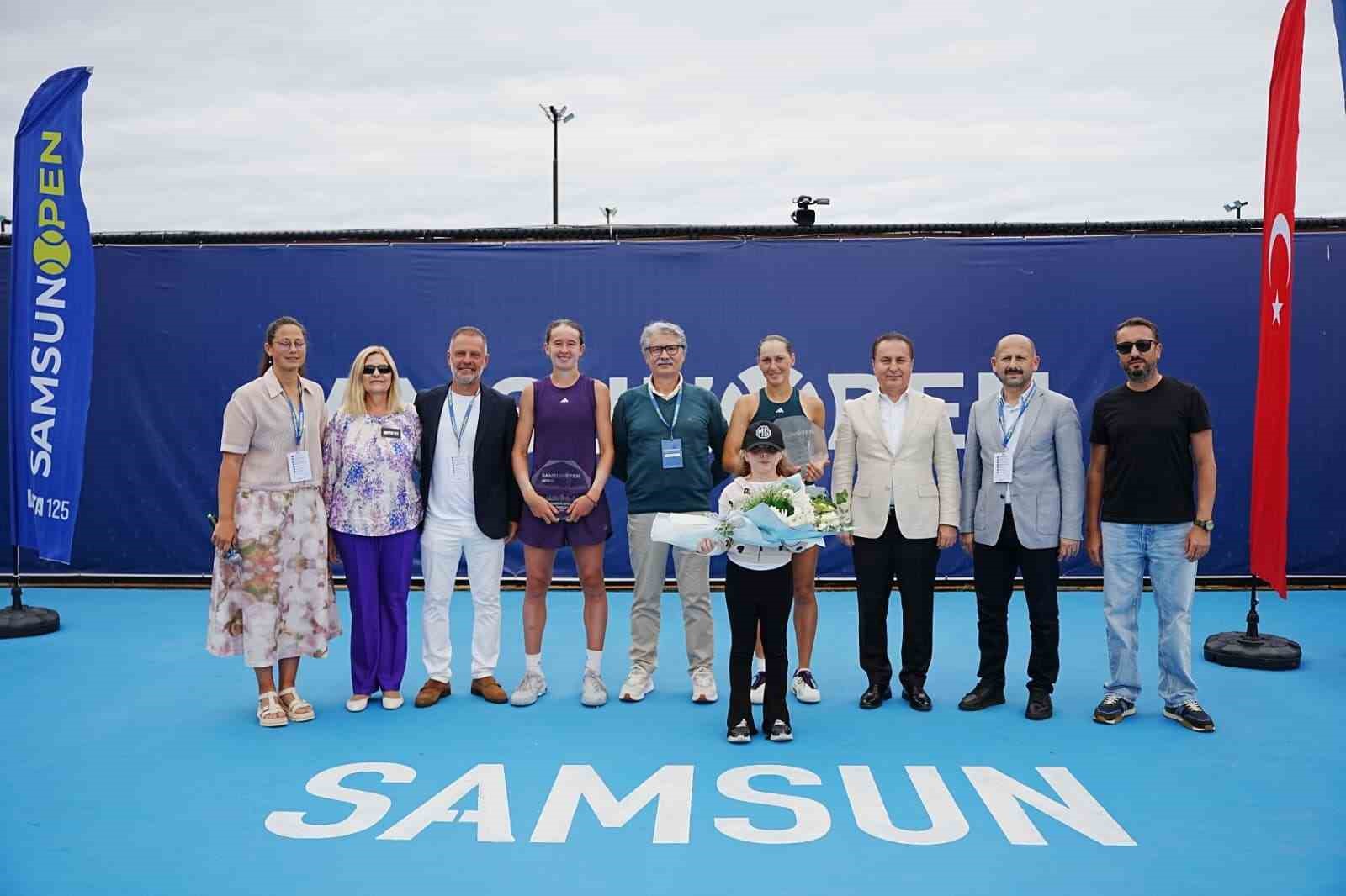 Samsun’daki Uluslararası Tenis Turnuvası sona erdi