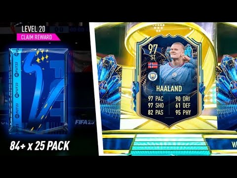 FIFA 23 my 84+ x 25 TOTS Premier League swaps pack!
