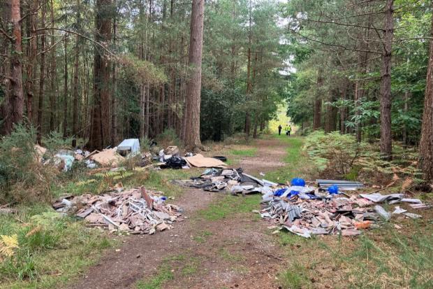 Police slam 'one of the worst fly tipping incidents they have ever seen'