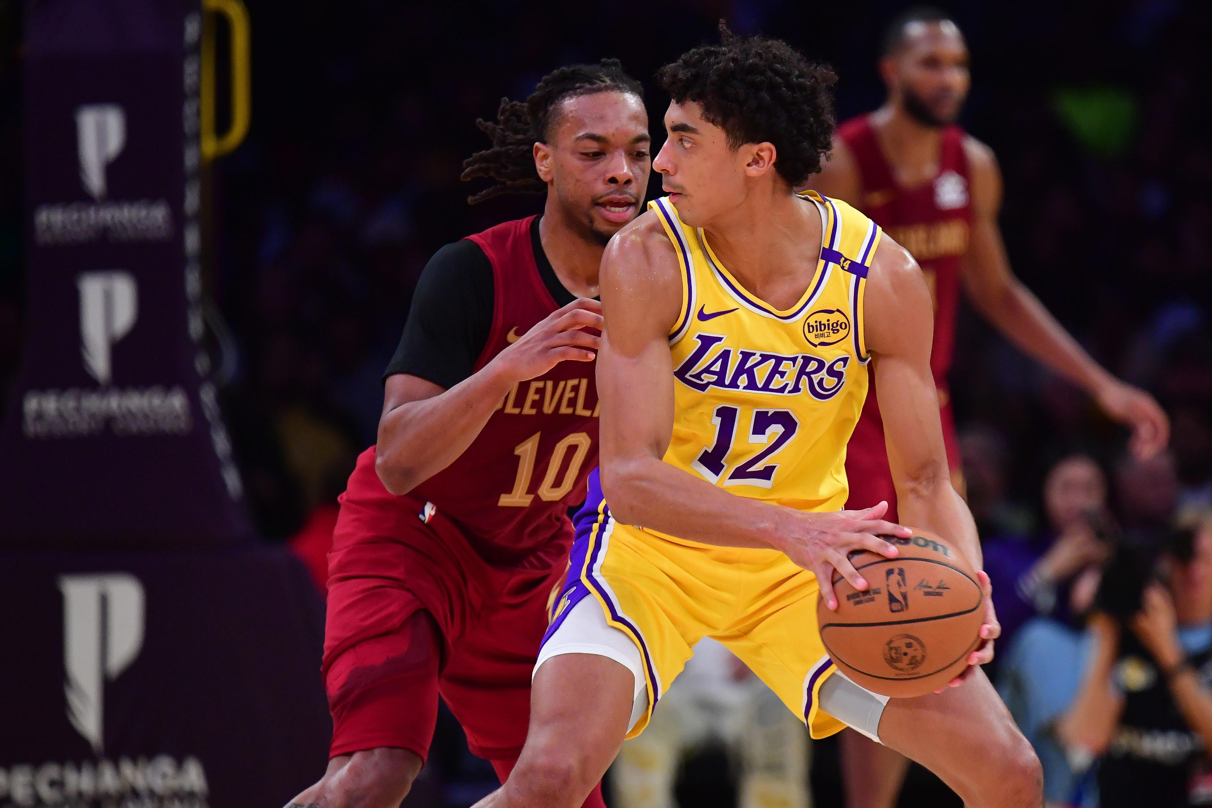Lakers jersey history No. 10/No. 12 — Max Christie