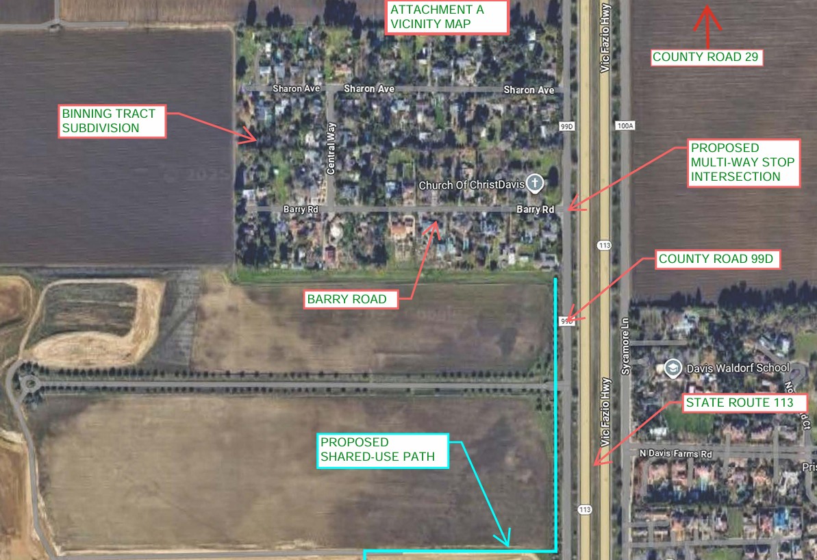 Supervisors to consider four-way stop on 99D