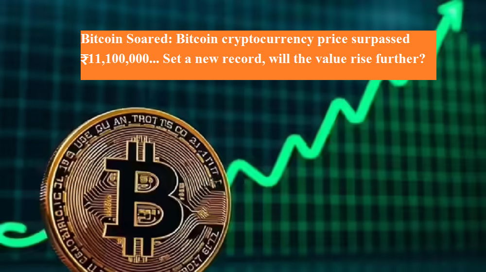 Bitcoin Soared: Bitcoin cryptocurrency price surpassed ₹11,100,000 ...