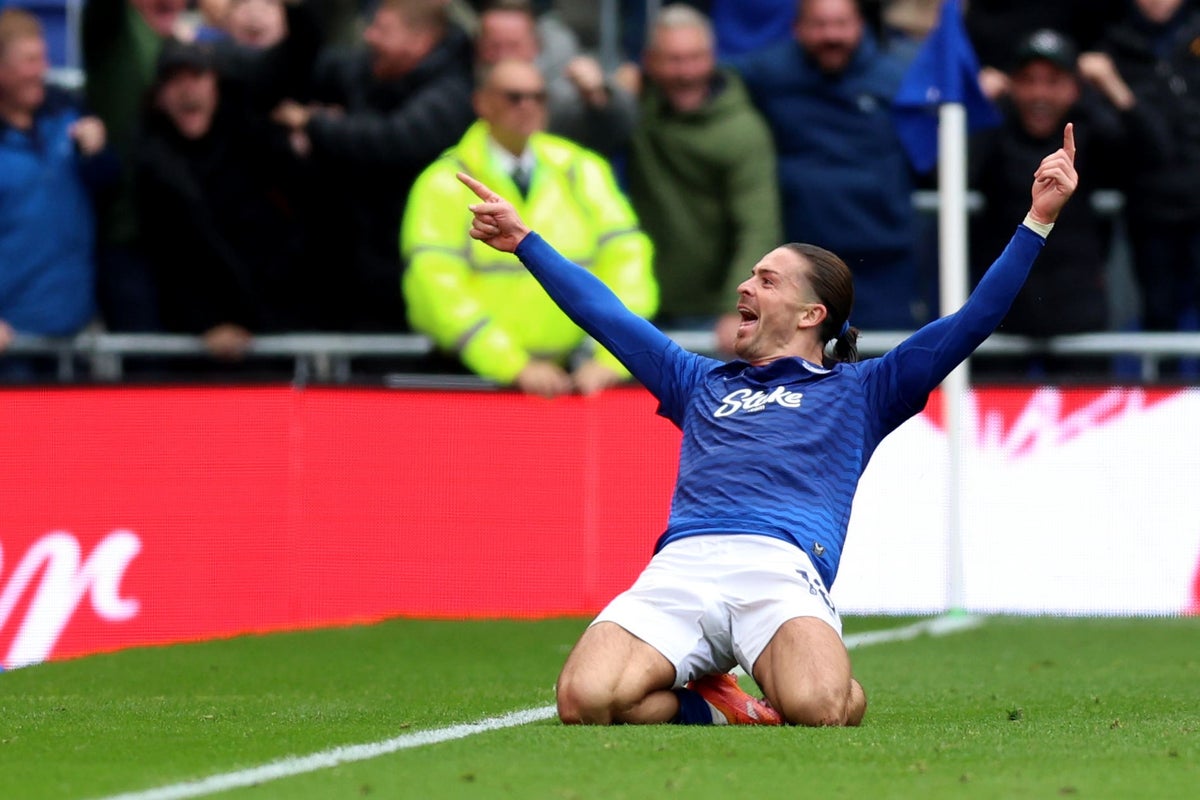 Jack Grealish hits added-time winner as Everton end Crystal Palace ...