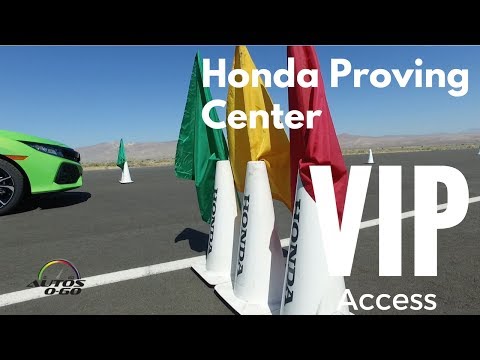 Honda test center, acceso VIP e instrucciones de manejo