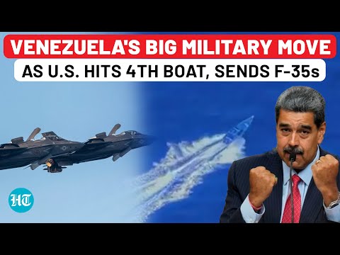 Venezuela's Big Military Move After USA Bombs 4th Boat, Sends F-35s To ...
