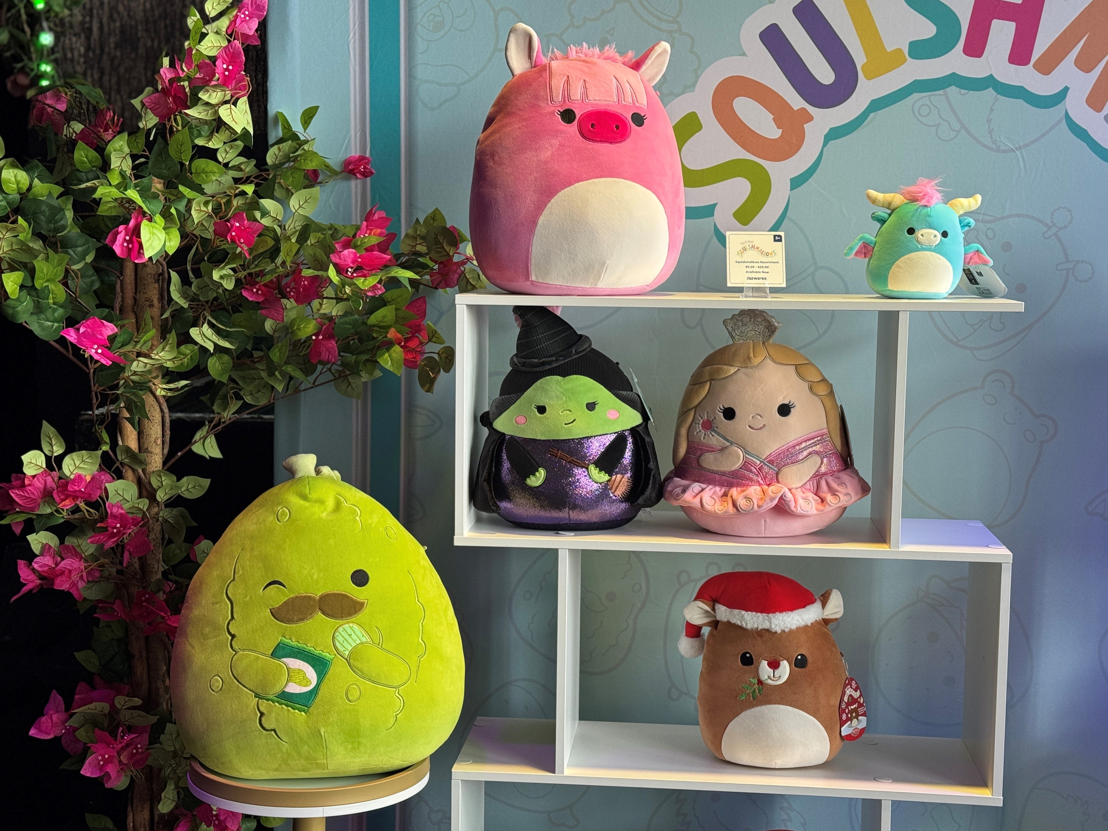 Squishmallows holiday lineup includes 'Stranger Things,' 'Wicked' plushies