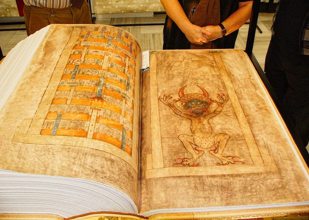 Ancient and mysterious religious books with few known copies