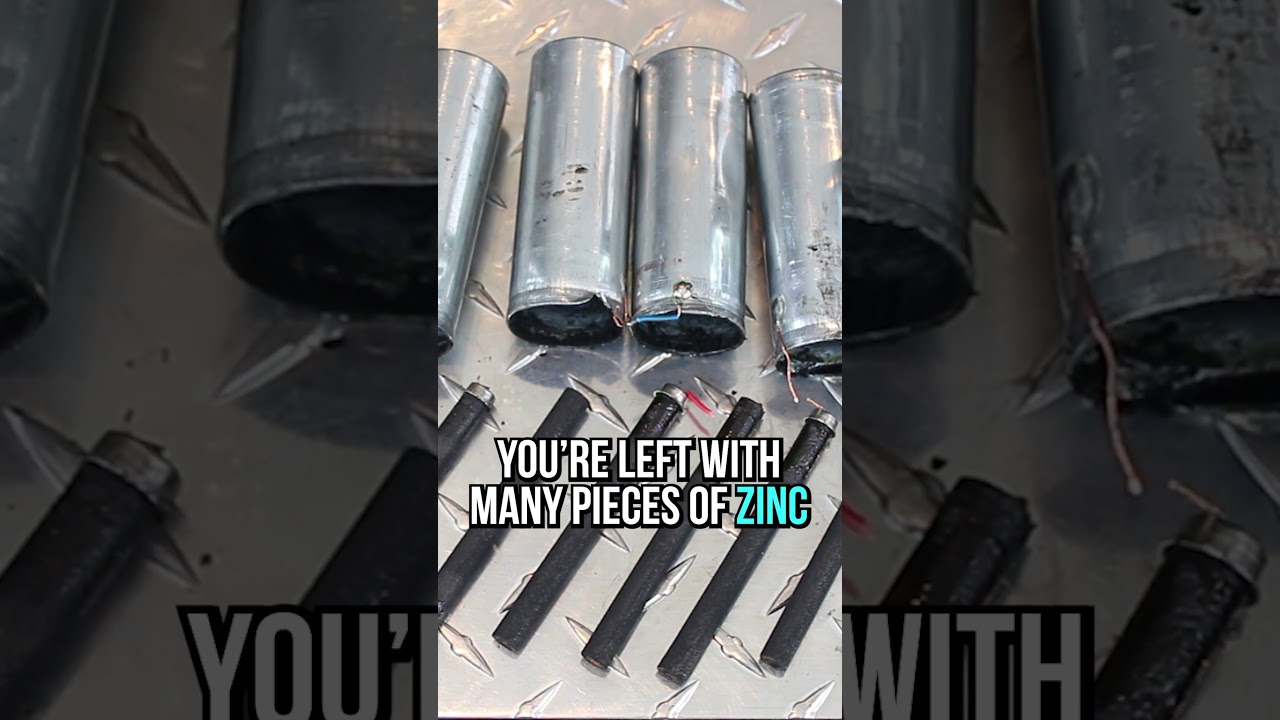 Mining metal from old batteries