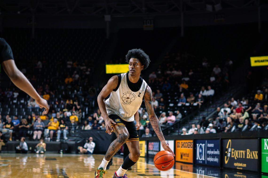 Jaret Valencia steals the show at Shocker Madness with buzzer-beating ...