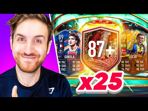 FIFA 23 25 x 87+ base or World Cup hero player pick packs!