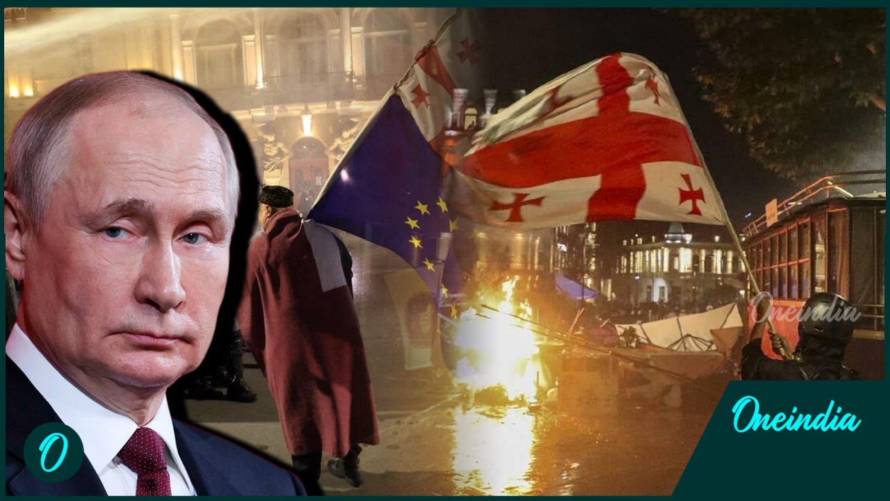 Thousands storm Georgian Presidential Palace in Tbilisi, clash with ...