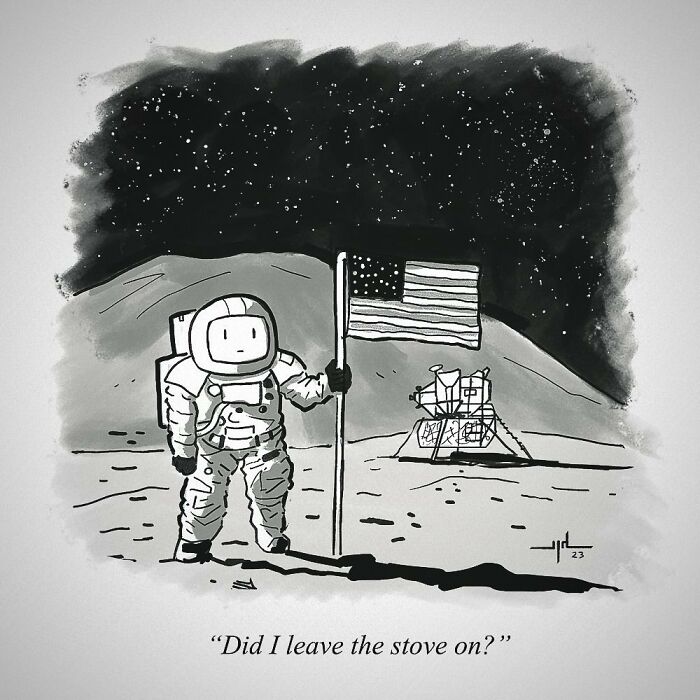 25 Relatably Absurd Comics By Yanni Davros That Explore Funny Human Quirks