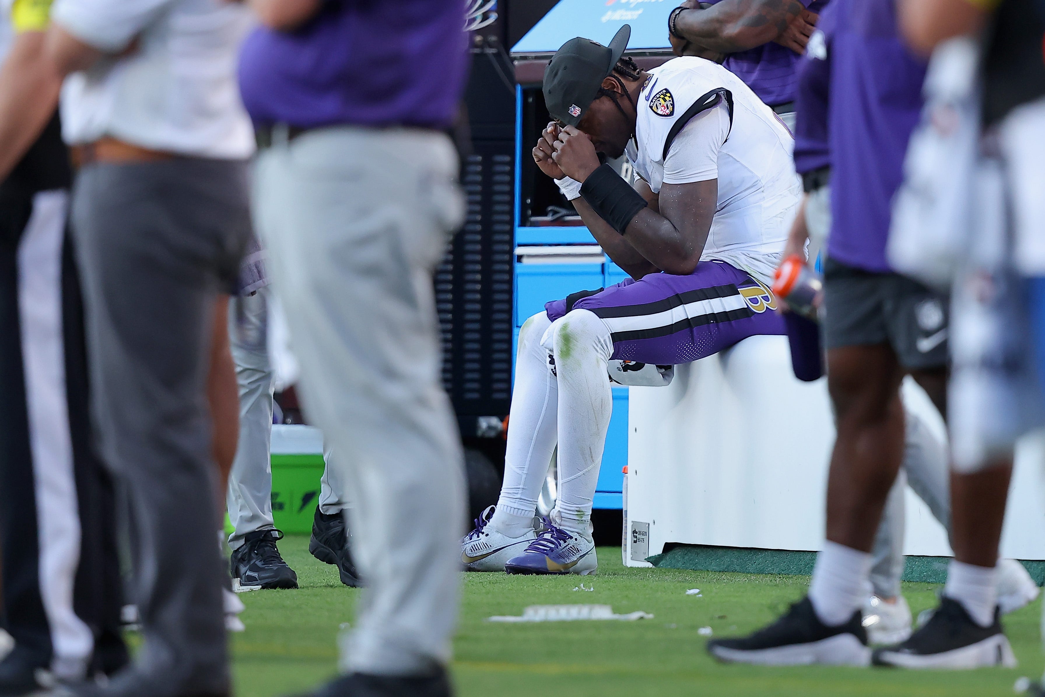 Is Lamar Jackson playing today for the Ravens?