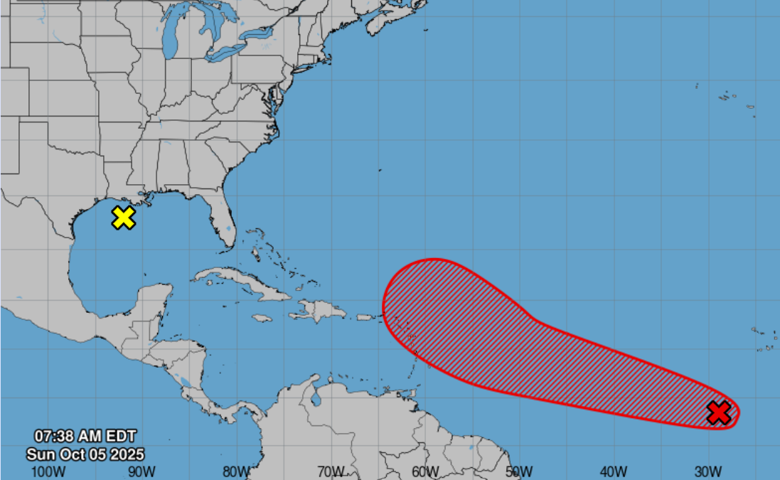 Hurricane center in Florida tracking Invest 95L, which may become Jerry