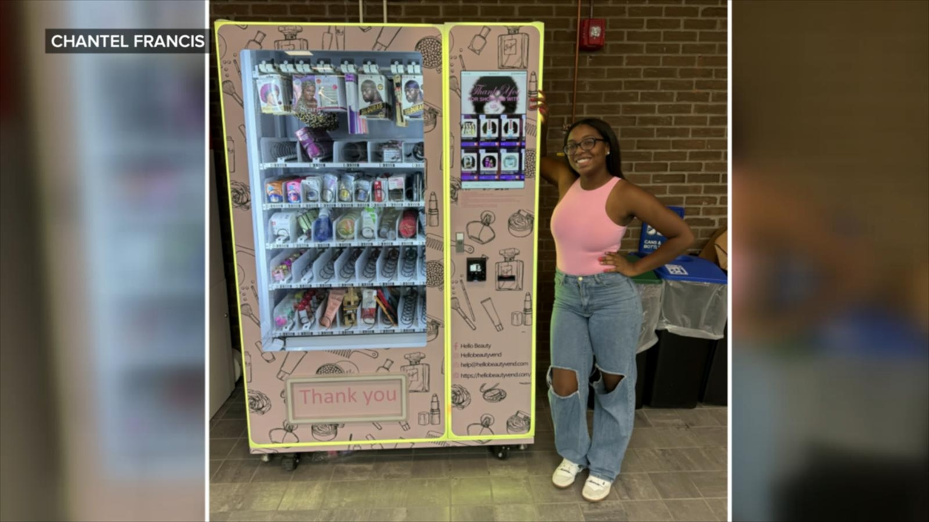 College student created beauty supply vending machines