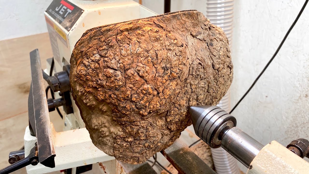 Turning the burl of insanity — woodturning masterpiece!