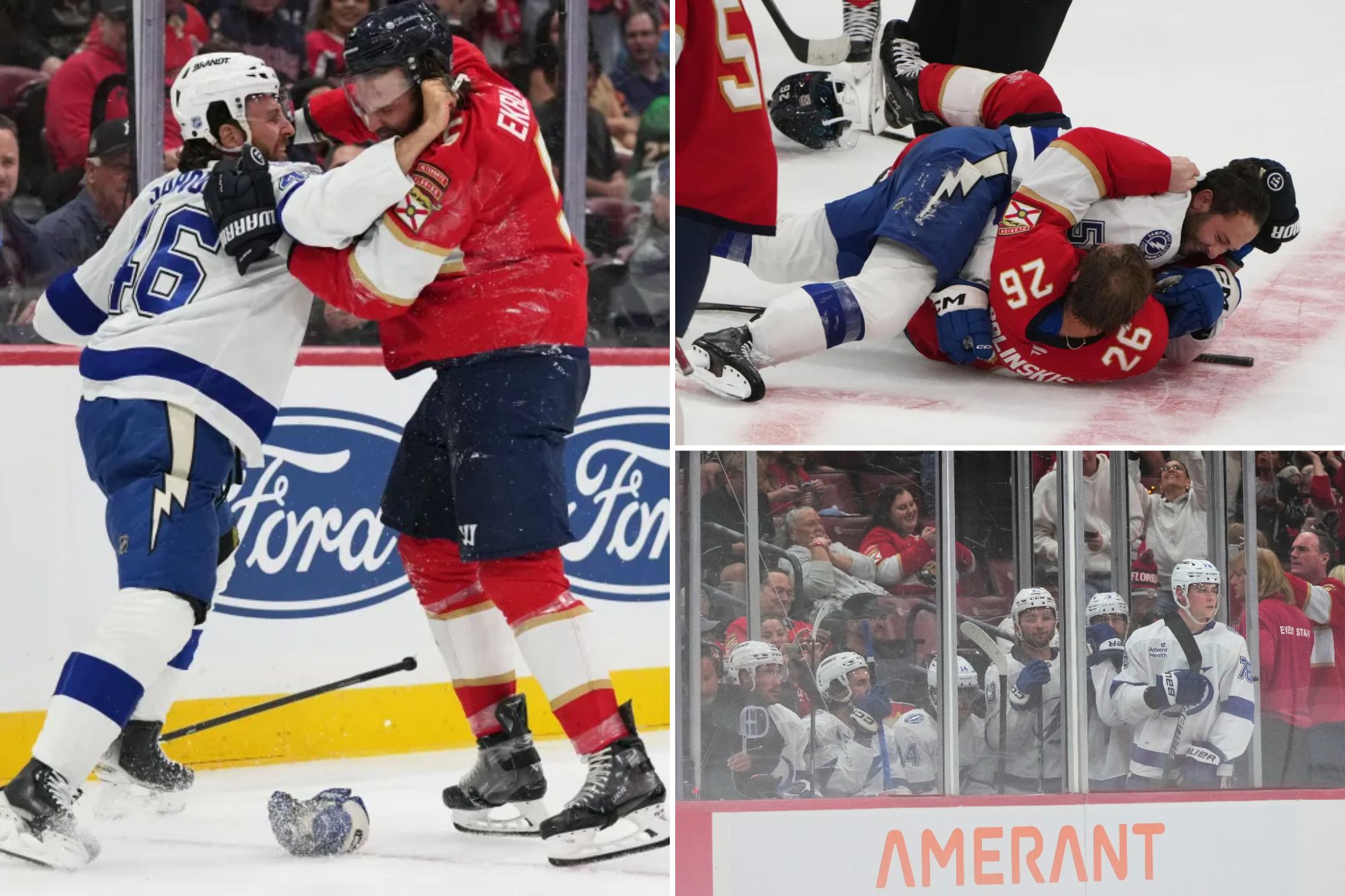 Panthers-Lightning preseason game sees ejected player score in ‘stupid ...