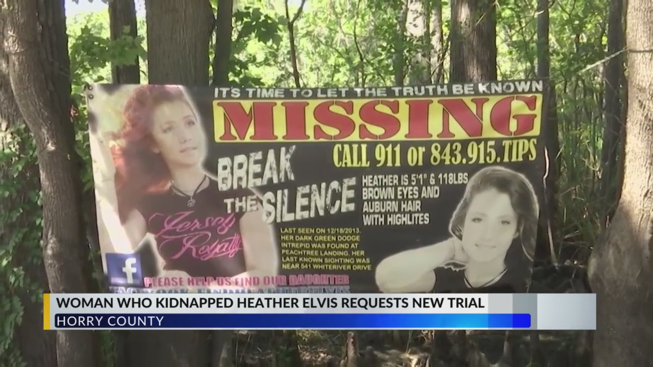 Woman who kidnapped Heather Elvis requests new trial