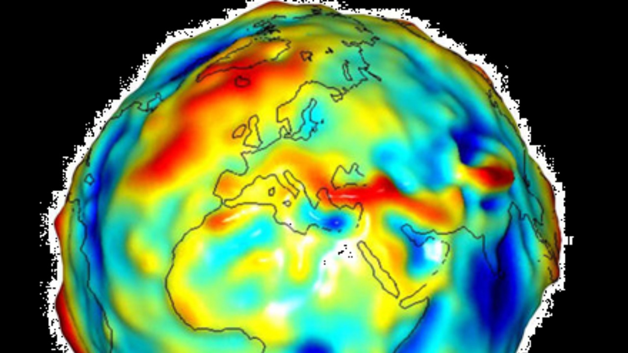 Earth’s gravity glitch traced 1,800 miles underground