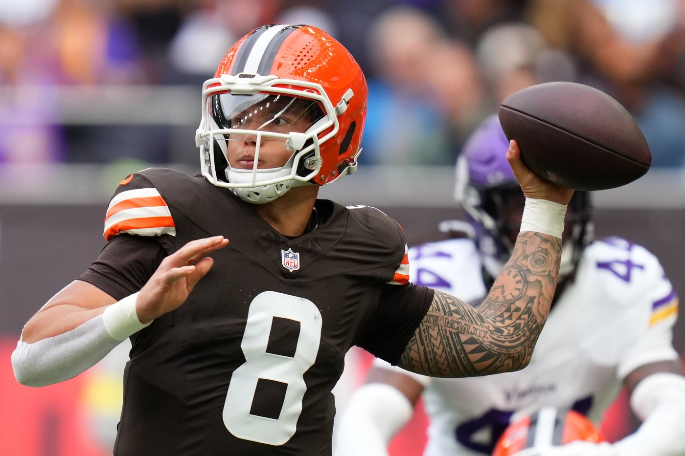 Browns rookie QB Gabriel says 'no moral victories' after 1st NFL start ...