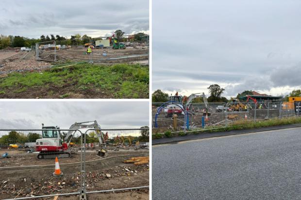 Latest pictures show progress on Darlington retail site set to welcome ...