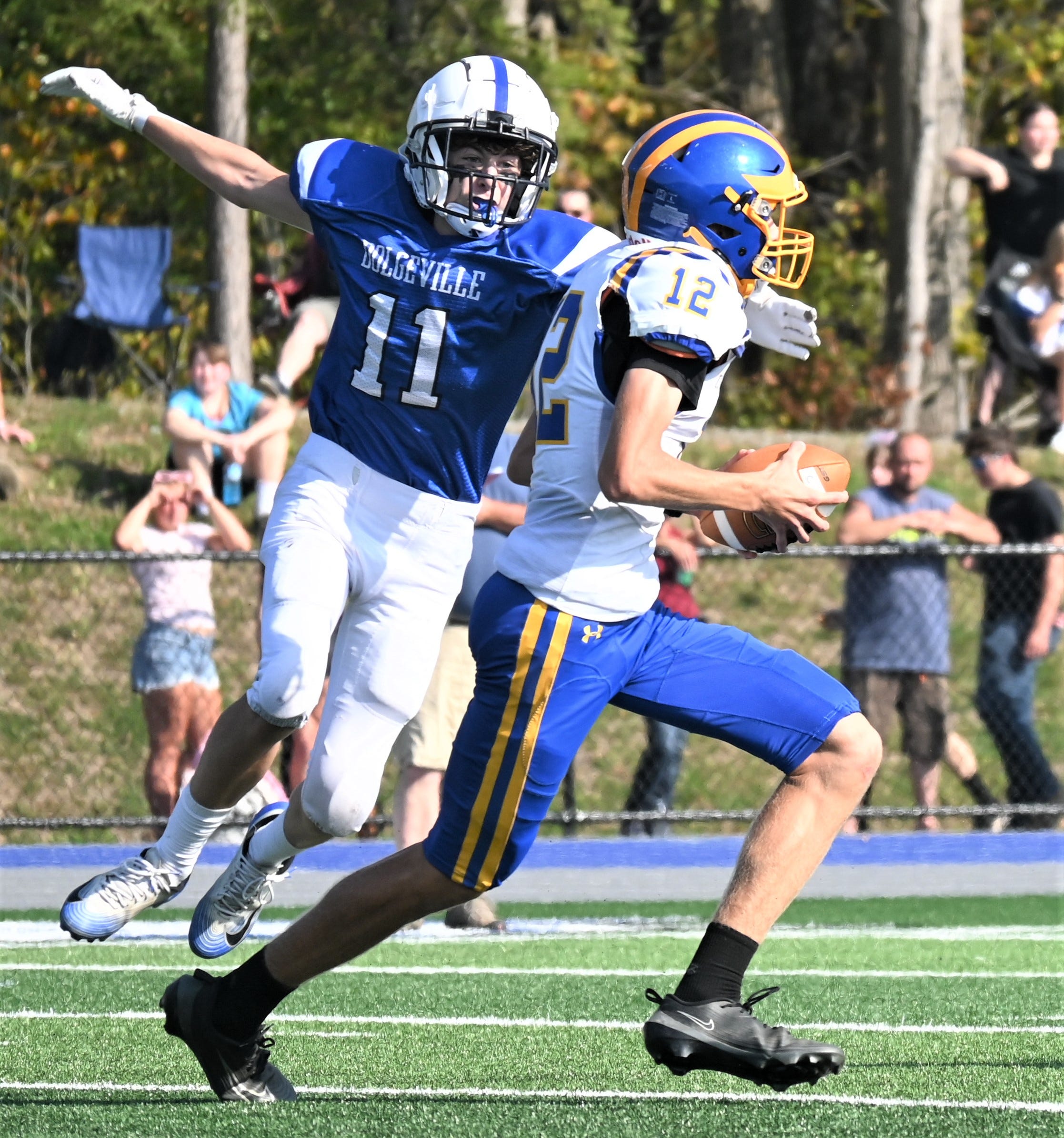 Dolgeville wins football battle of Blue Devils, deals Cato-Meridian ...