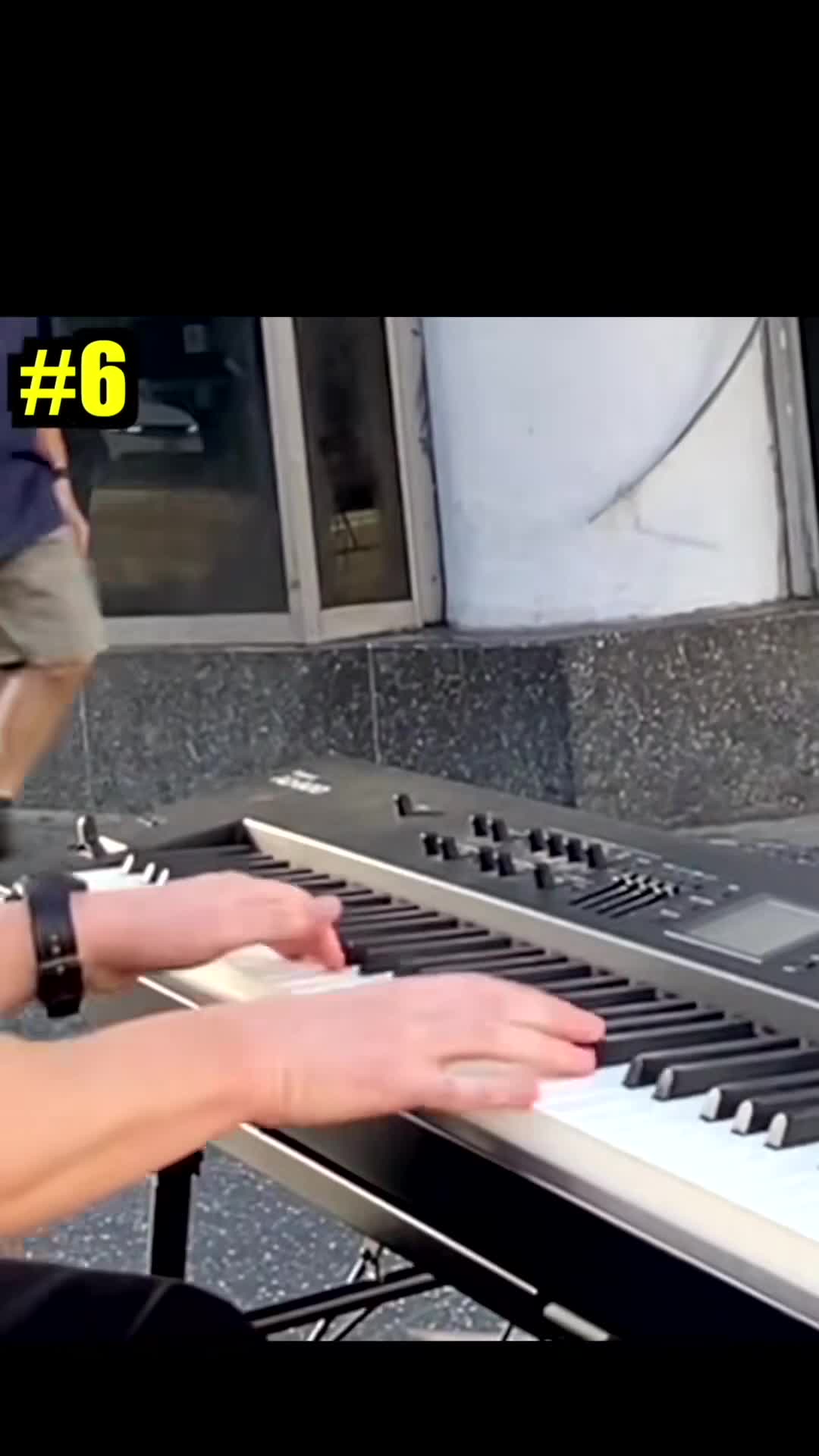 Watch what happens when I play this piano in public!