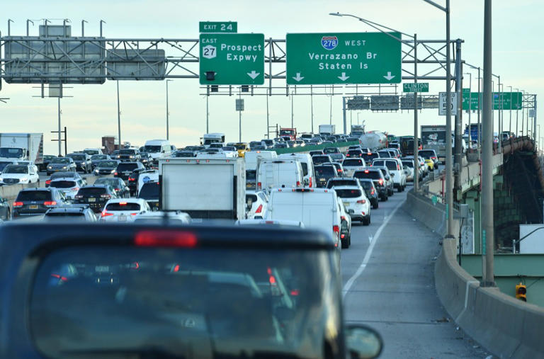 Three young men killed when car flips over median on NYC highway: police