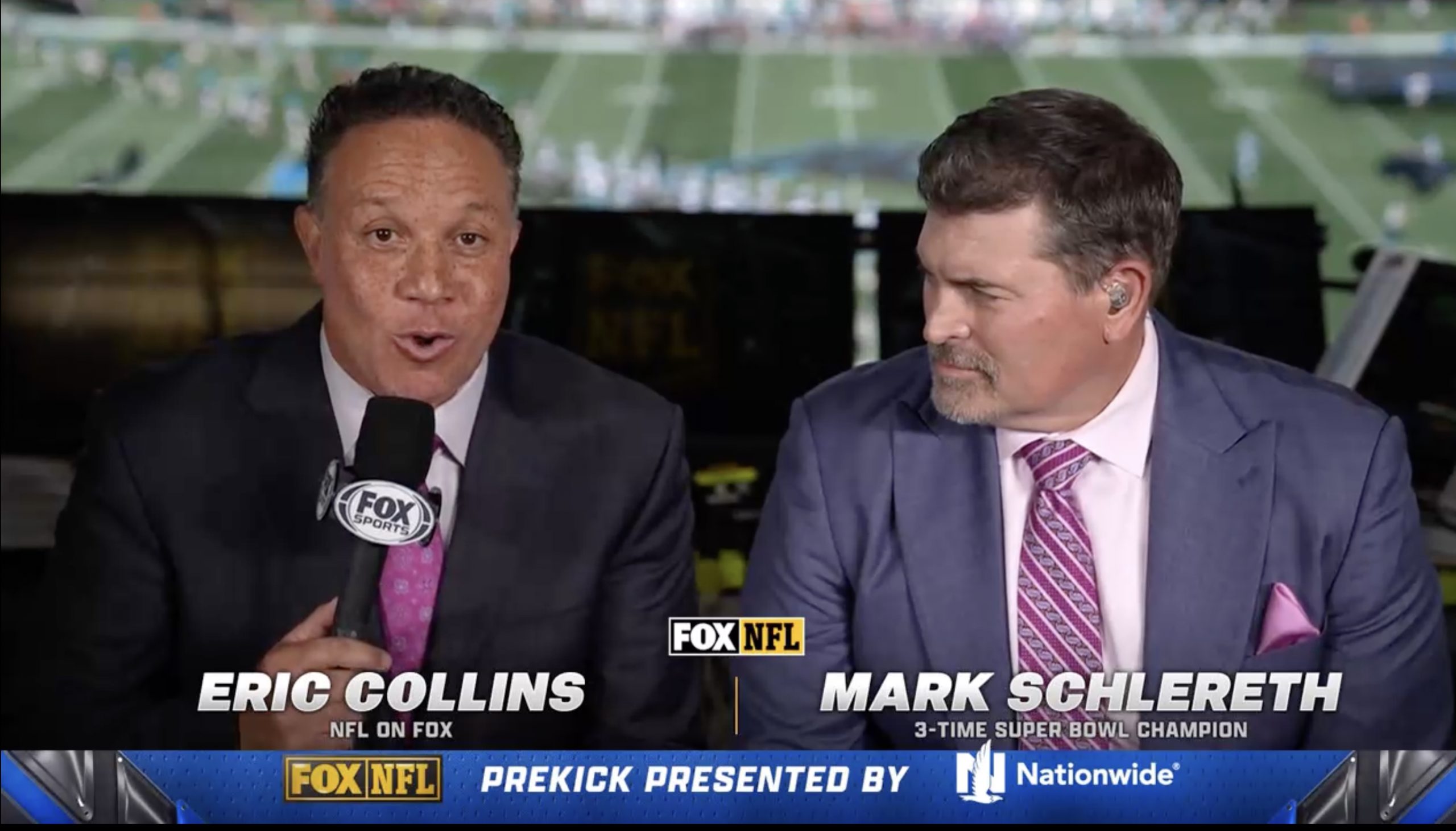 Announcer goes crazy in NFL debut