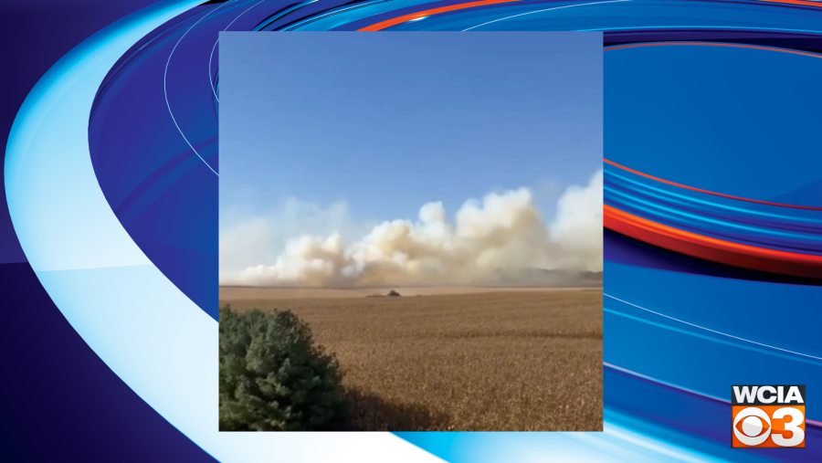 Over 40 departments respond after field catches fire in Ford Co.