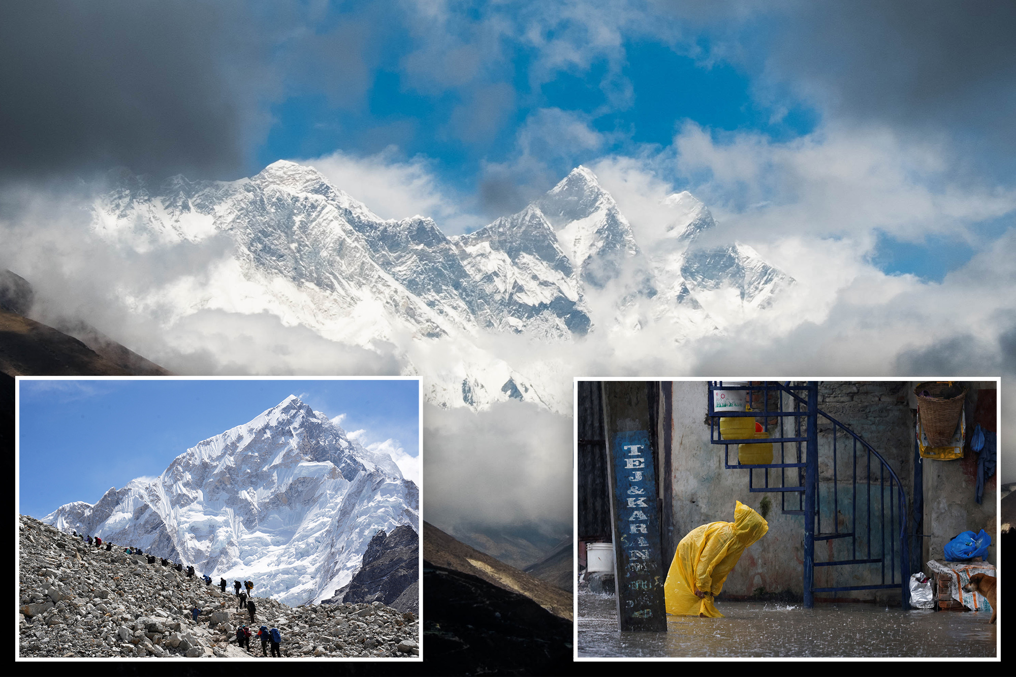 Hundreds trapped on Mt. Everest by massive storm, desperate rescue ...